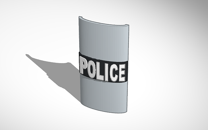 3D design Riot shields - Tinkercad