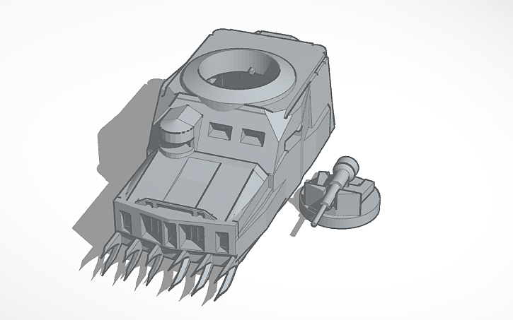 3D design Narco Tank - Tinkercad