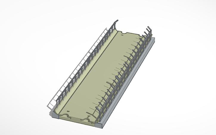 3D design hot wheel track - Tinkercad