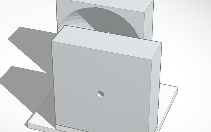 3D design THz Focus plate | Tinkercad
