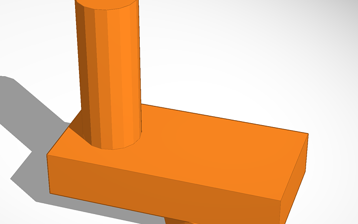 3D design Gear hand crank - Tinkercad