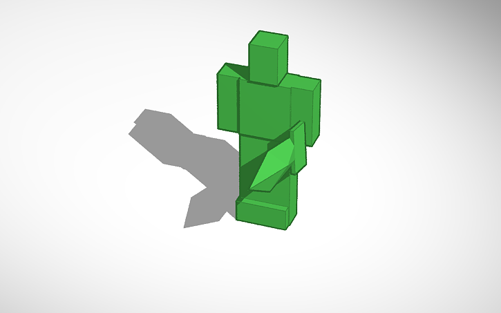 3D design Zombie Holding Sword | Tinkercad