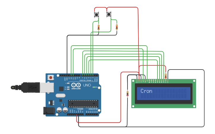 Circuit design TIMER - Tinkercad