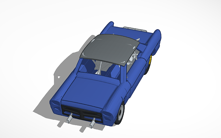3D design old drag car i am tired i built this at 3am - Tinkercad