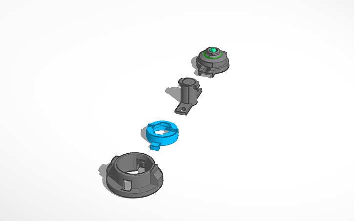 3D design gate" driver | Tinkercad