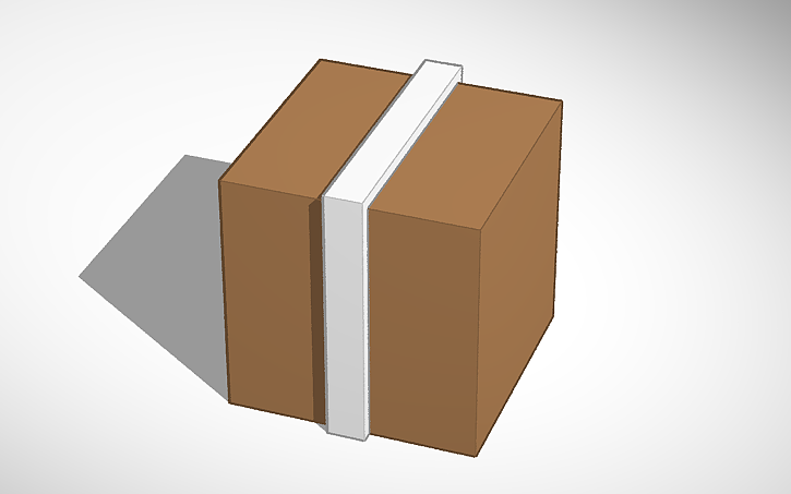 3D design Cardboard Box (Hollow) | Tinkercad