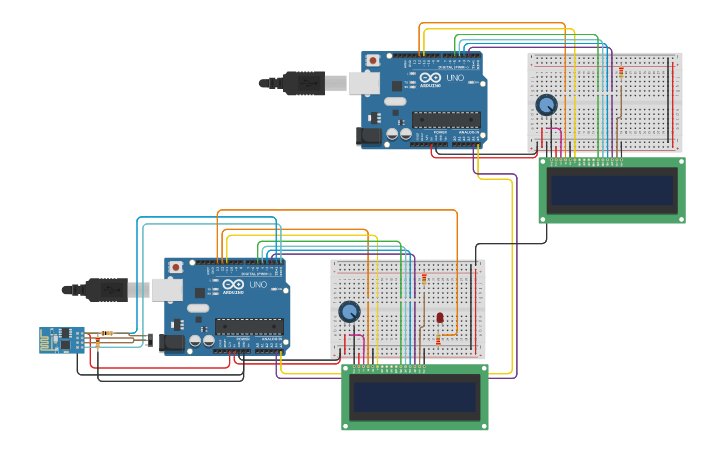 Circuit design Wifi Weather Display System - Tinkercad