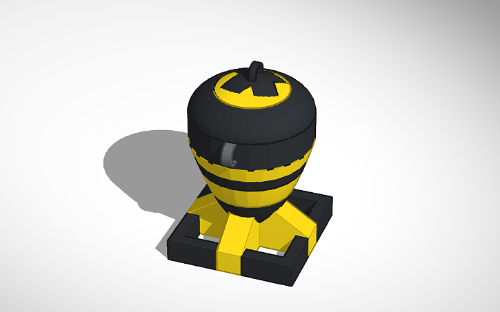 3D design Nuke Keychain | Tinkercad