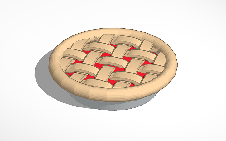 3D design Lattice Cherry Pie - Tinkercad