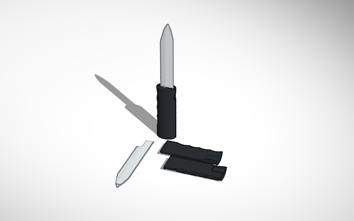 3D design Fixed Blade Knife | Tinkercad