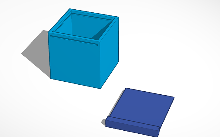 3D design Caja - Tinkercad