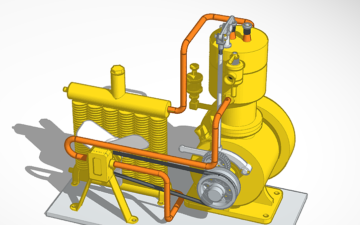 3D design Howell engine. | Tinkercad