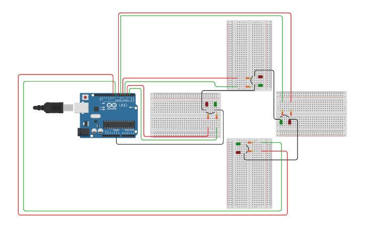 Circuit design แบบทดสอบ 1 | Tinkercad