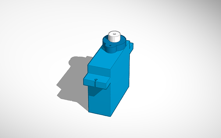 3d Design Servo Motor Tinkercad
