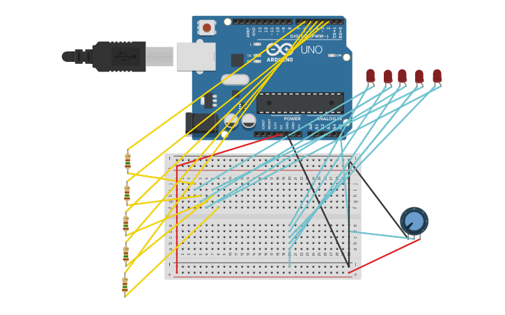 Circuit design Volume Button | Tinkercad