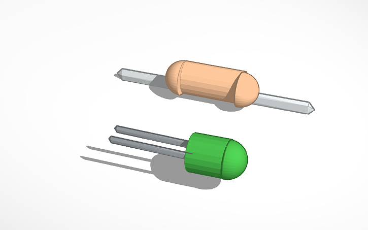 3D design Light Emitting Diode - Tinkercad