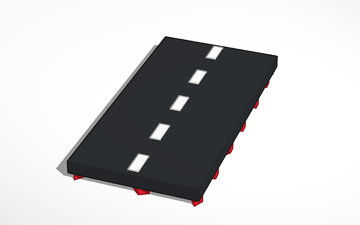 3D design Bridge Road - Tinkercad