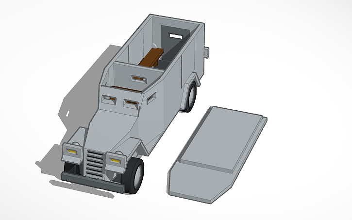 3D design WWII German armored car (LIKE BEFORE YOU COPY ...