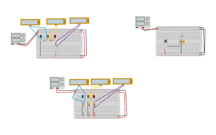 Circuit design Series Parallel Circuits - Tinkercad