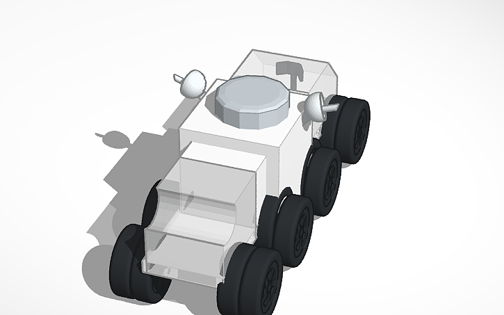 3D design Rover інопланетний транспорт | Tinkercad