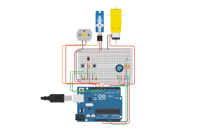 Circuit design Arduino Culminating Sample - Tinkercad