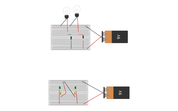 Circuit design Diodo y diodo led | Tinkercad