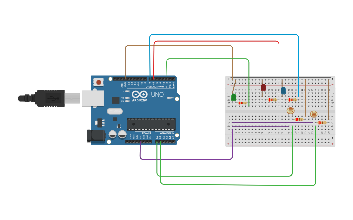 Circuit design PRUEBA PROGRAMACION - Tinkercad