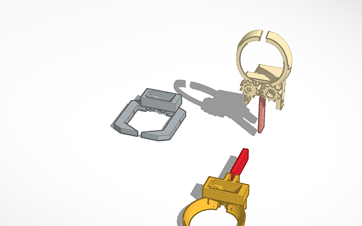 3D design claw - Tinkercad