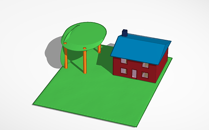 3D design Copy of Backyard - Tinkercad