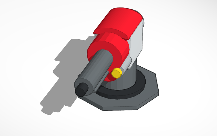 3D design Multi melta turret - Tinkercad 3D design Multi melta turret - Tinkercad