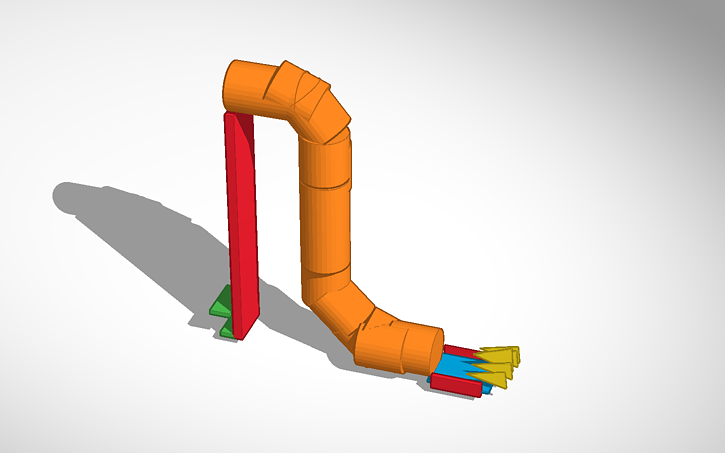 3D design water slide - Tinkercad