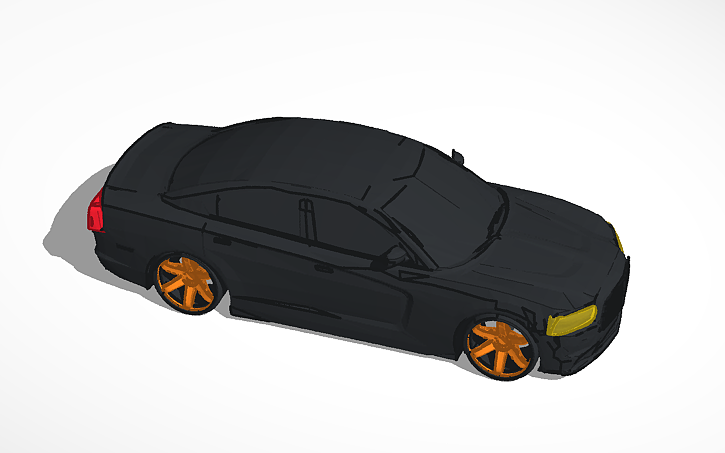 3D design Pixel Dodge Charger - Tinkercad