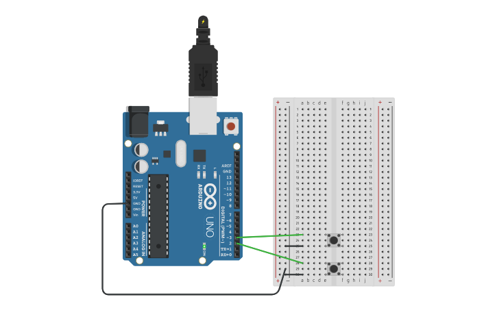 Circuit Design Counting With Arduino Library Tinkercad 0427