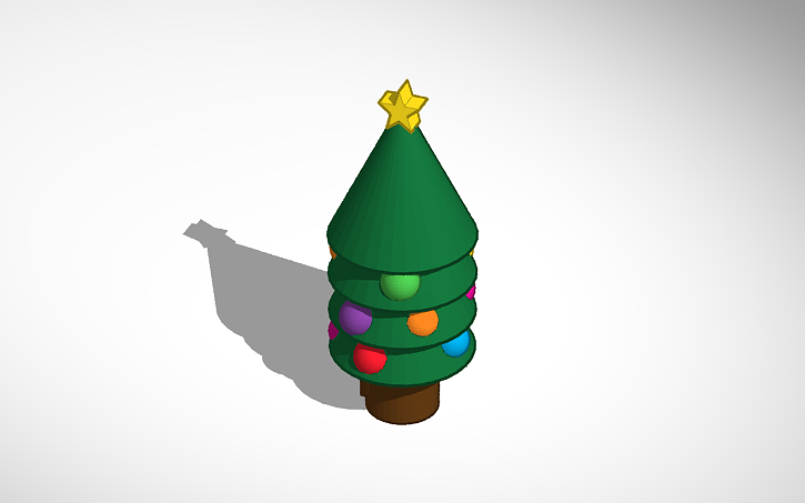 3D design Christmas Tree | Tinkercad