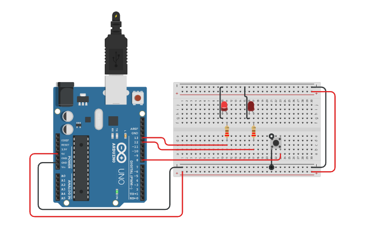 Circuit design Esercitazione_verifica_sistemi_Aggio_Andrea_3AT | Tinkercad