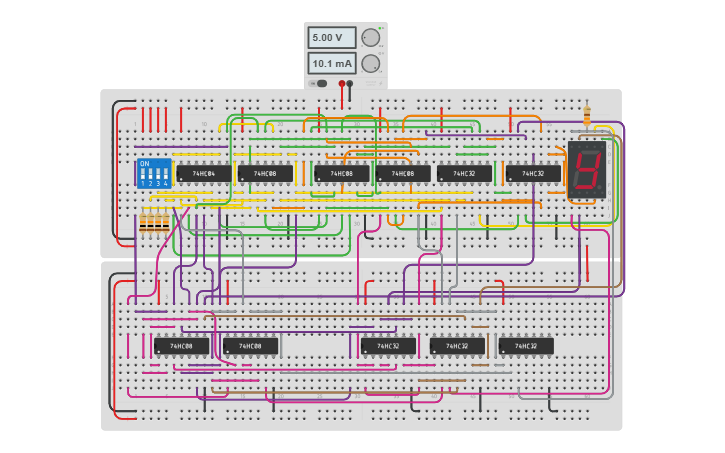 Circuit design CTC 223 - AVILA KARL - MULTI OUTPUT PROCESSING CIRCUIT - Tinkercad