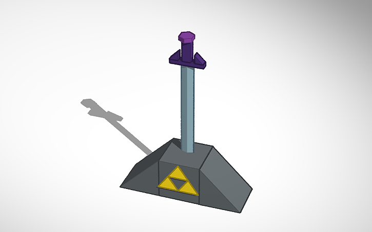 3d Design Master Sword Tinkercad