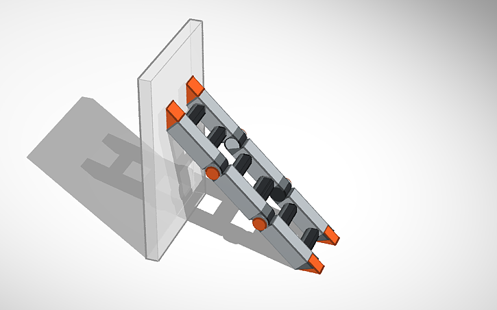 3D design Fold-up ladder - Tinkercad