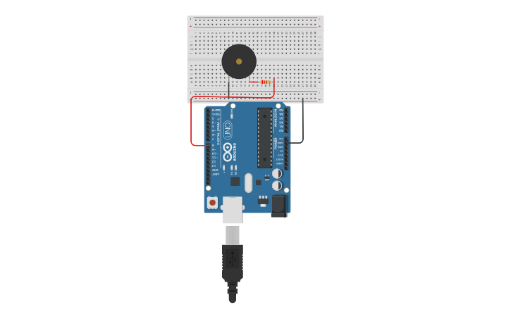 Circuit design BUZZER 2 | Tinkercad