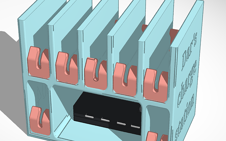 3D design Charger Station - Tinkercad