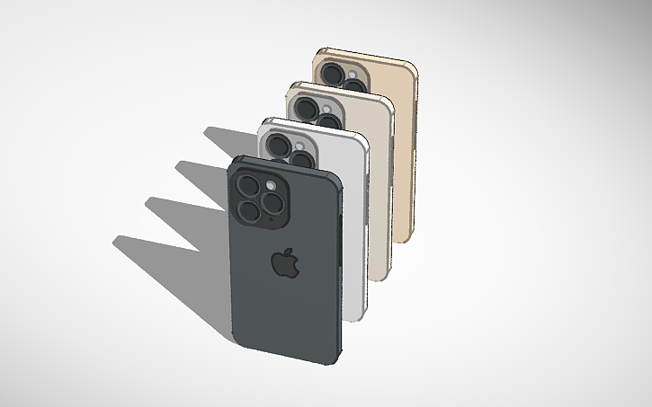 3D design iPhone 16 Pro - Tinkercad