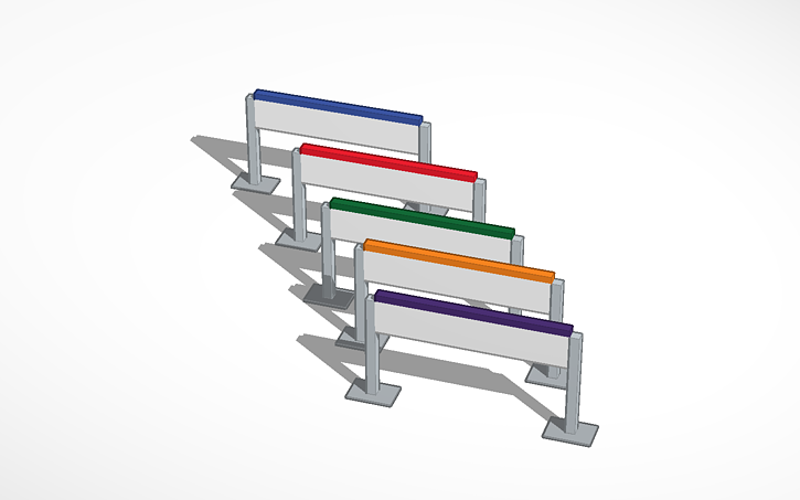 3D design Metro-North model RR station signs - Tinkercad