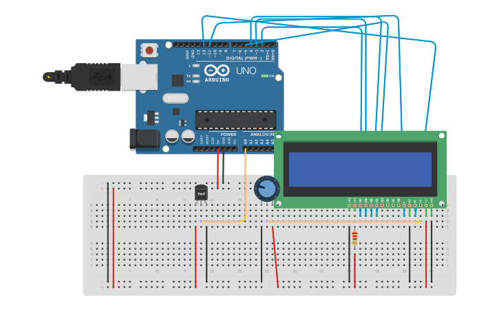 Circuit design help with code | Tinkercad