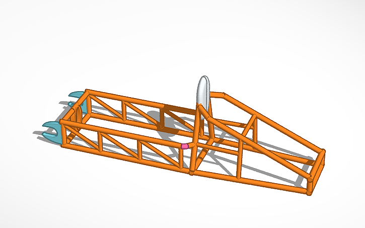 3D design Rr Eng Dragster Frame 1/25 | Tinkercad