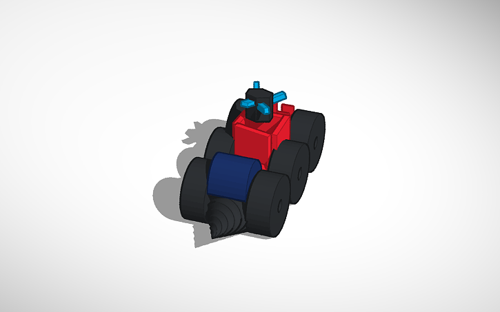3D design TInker cad All terrain vehicle - Tinkercad