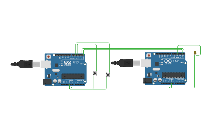 Circuit design Serial communication EX.2 - Tinkercad