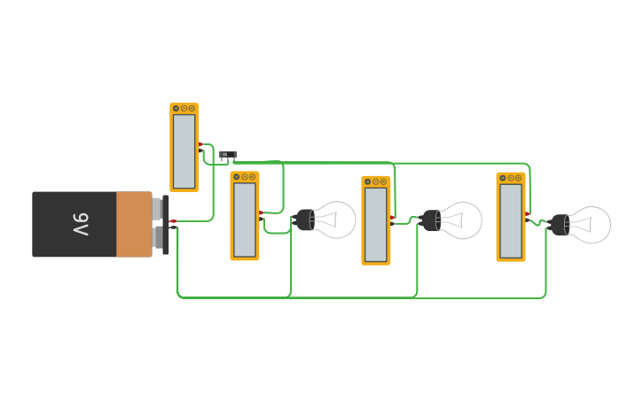 Circuit design circuito paralelo - Tinkercad