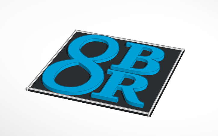 3D design 8 BitRyan Logo | Tinkercad