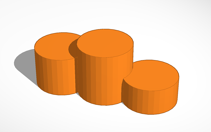 3D design cylinders - Tinkercad