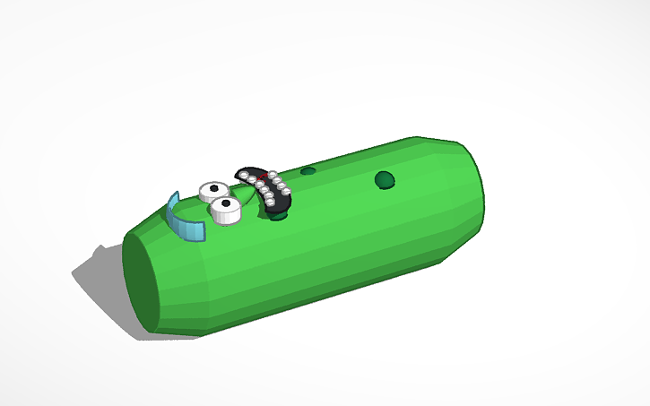 3D design PICKLE RICK - Tinkercad